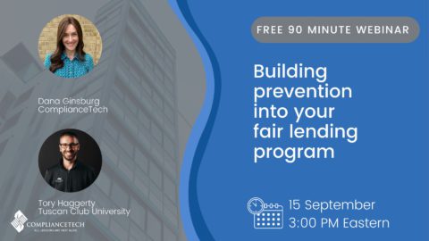Fair Lending Webinar - Free 90 Minute Webinar - ComplianceTech™